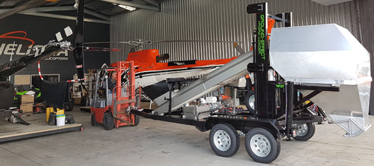 Heli-Sika Helicopters take delivery of a Ground-Effect Hydra Loader ...